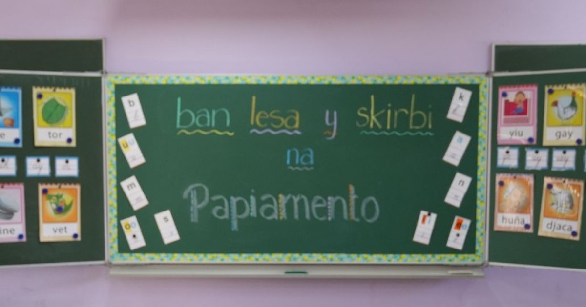 Papiamento in Grade 1 of all primary schools | Government of Aruba