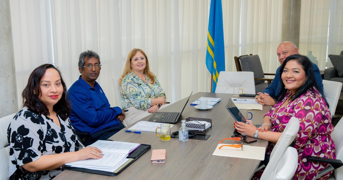 Minister of Finance meets with Professor Roger Hosein from the ...