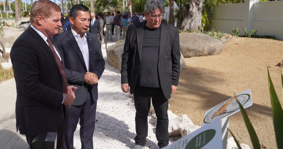 Inauguration of Shoco Garden | Government of Aruba