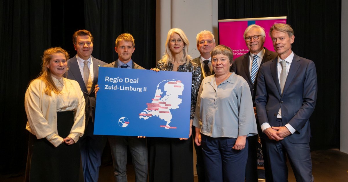 De handtekeningen in Den Haag zijn gezet: Regio Deal Zuid-Limburg ...