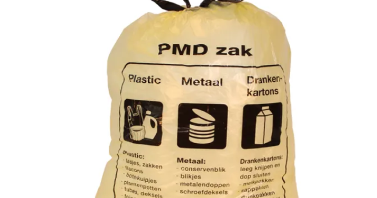 Vanaf dit jaar méér afval in PMD-afvalzak | Cranendonck