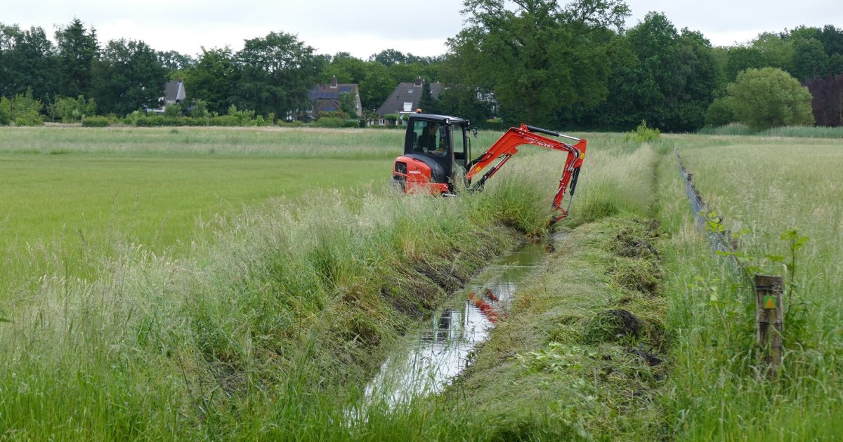 Nog niet overal in het Dommelgebied een goed onderhouden watersysteem ...