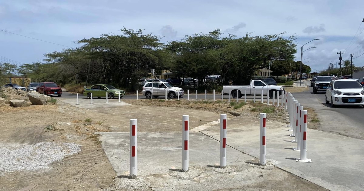 Roadside posts have been installed at the culvert in Hato. | Department ...