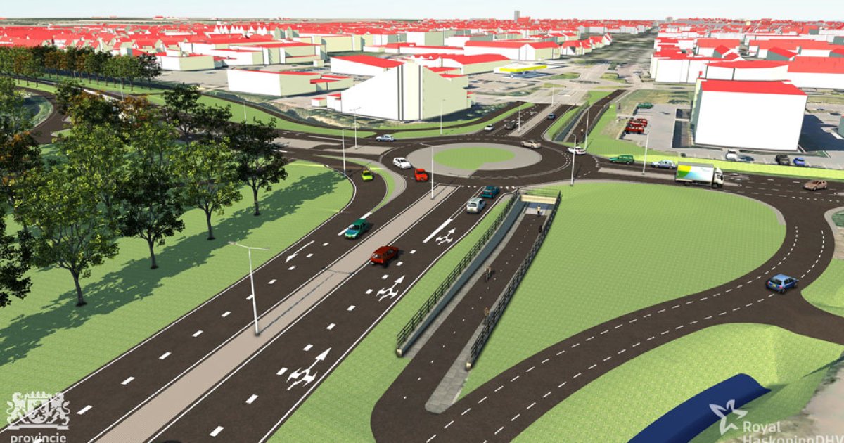 Definitief groen licht voor nieuwe turborotonde en fietstunnel N215 bij ...