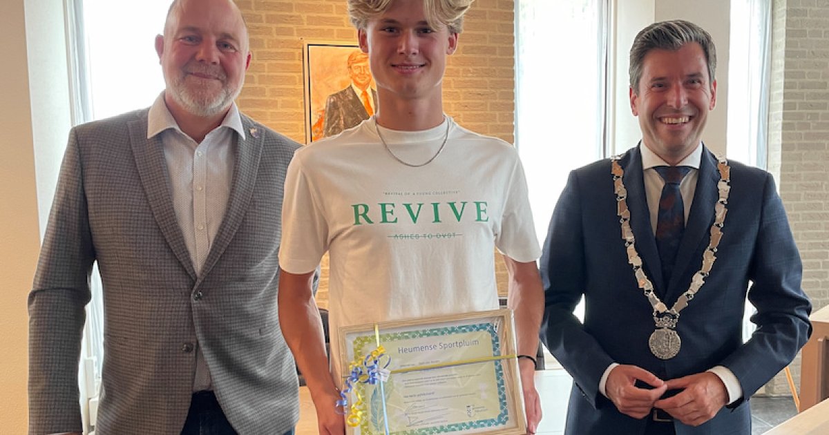 Sportpluim voor Sam van Keulen | Gemeente Heumen