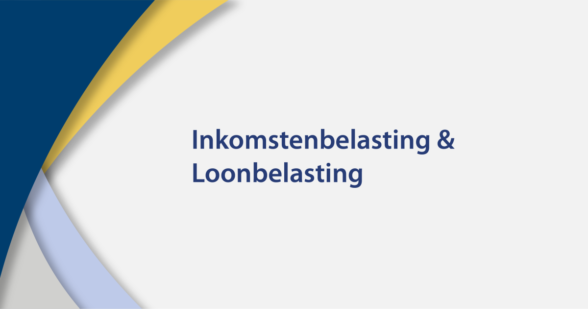 E tarifa di inkomstenbelasting y loonbelasting ta cambia entrante 1 di ...