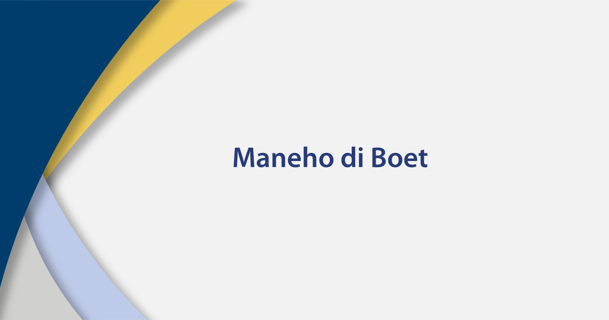 Entrante 21 di maart 2025 e Maneho di Boet relaciona cu intercambio di ...