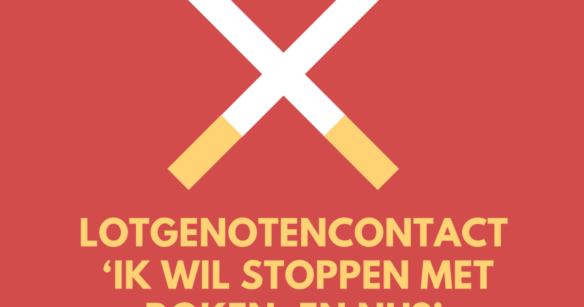 Lotgenotencontact: 'Ik wil stoppen met roken' | Inzet-indewijk