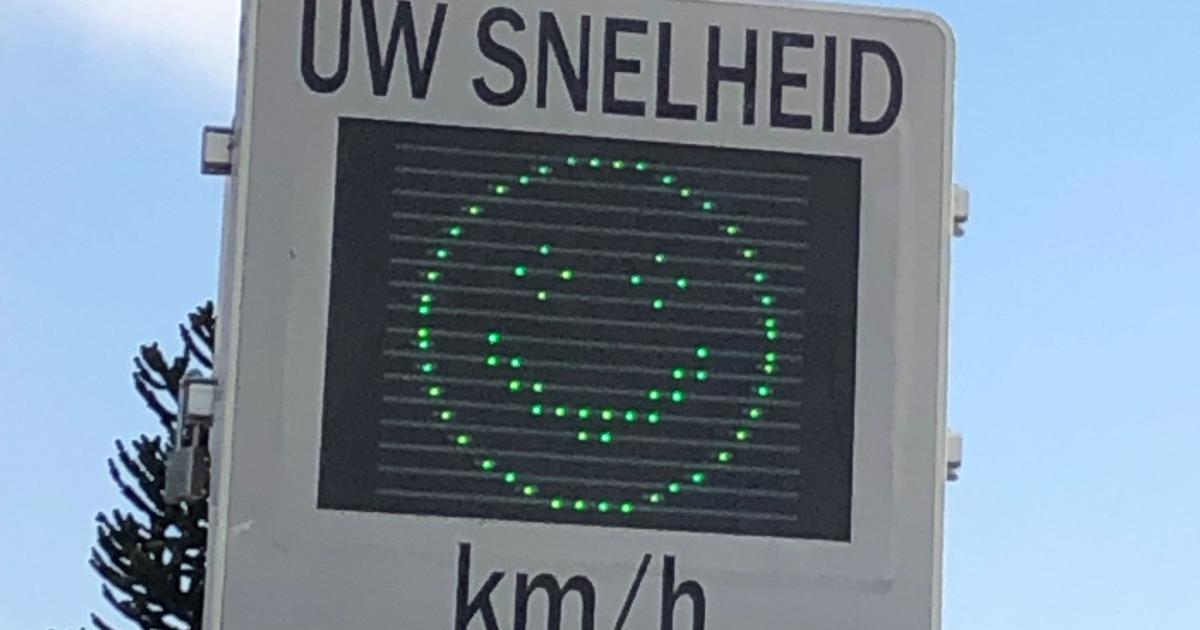 Snelheidswaarschuwing - smileys | Gemeente Landgraaf