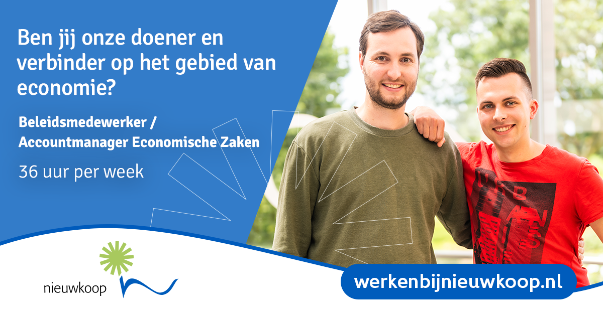 Beleidsmedewerker / Accountmanager Economische Zaken | Gemeente Nieuwkoop
