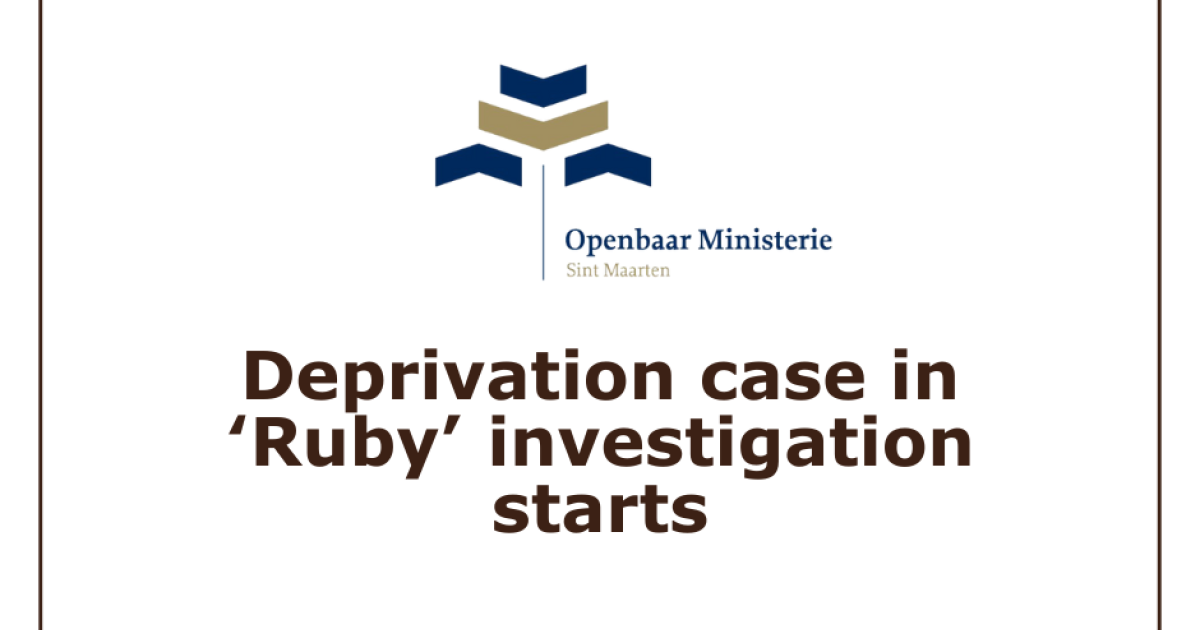 Deprivation case in ‘Ruby’ investigation starts | Public Prosecutor ...