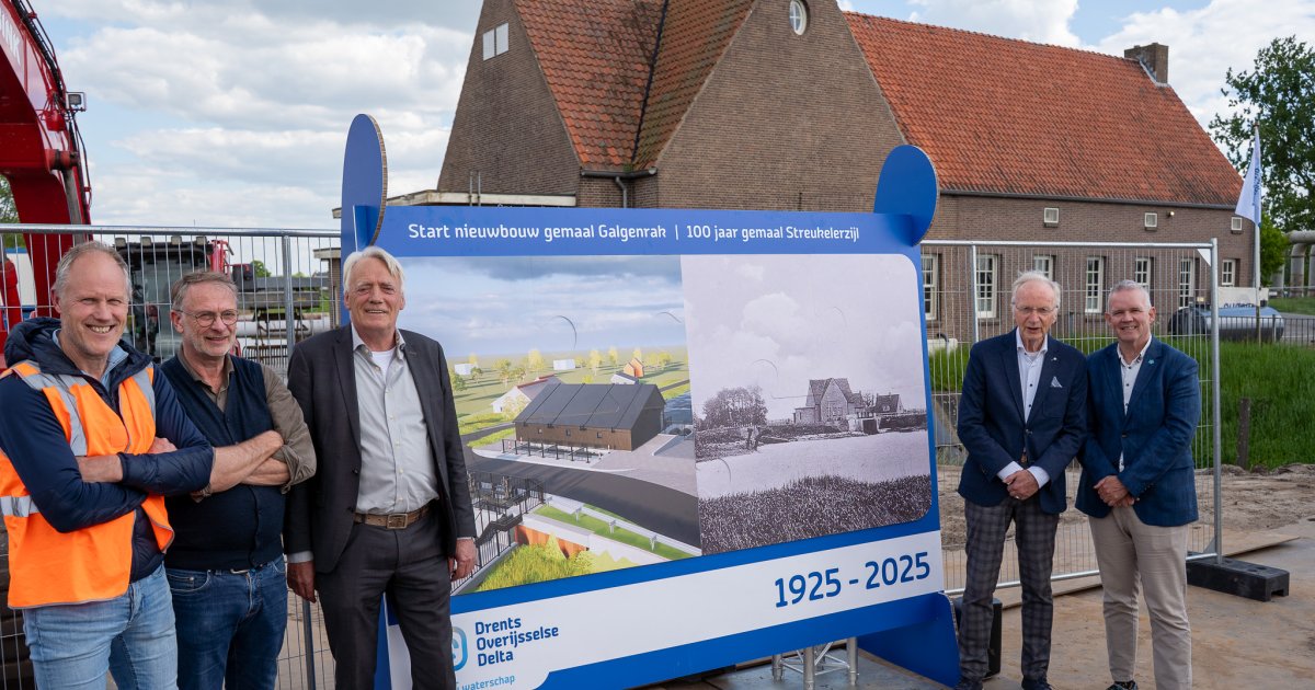 Aftrap groot renovatieproject op 100ste verjaardag gemaal ...