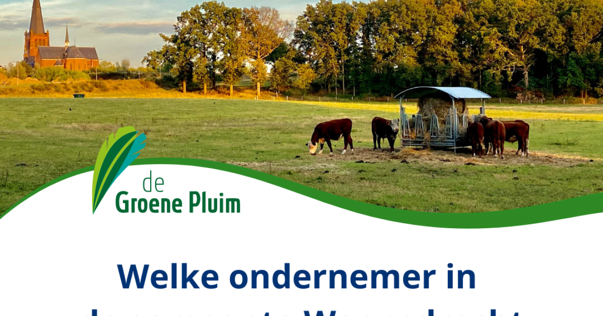 Welke ondernemer verdient een Groene Pluim? | Gemeente Woensdrecht